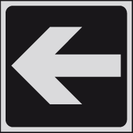 Arrow symbol sign | Safety signage supplier | MJN Safety Signs Ltd
